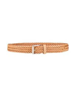 Anderson's Woven Leather Belt - Beige