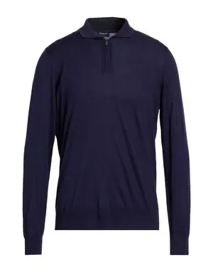 DRUMOHR Knitted Silk Sweater - Navy