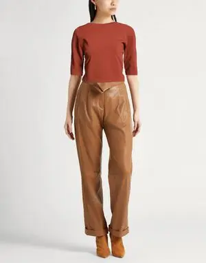 ROBERTO COLLINA Knitted 3/4 Sleeve Top