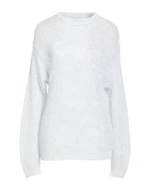 Peserico Sweater In Polyamide, Alpaca Wool, And Virgin Wool - Blue