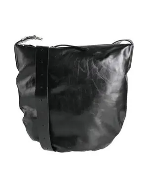 JIL SANDER Calfskin Leather Shoulder Bag - Black