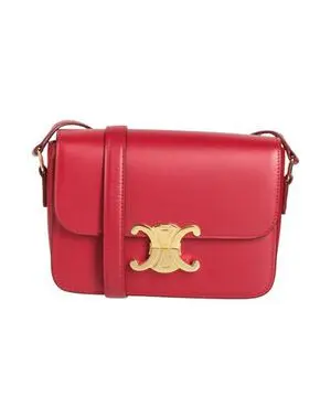 Celine CELINE Cross-Body Flap Bag Red