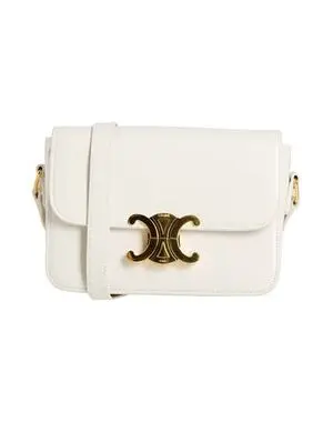Celine CELINE Cross-Body Flap Bag White