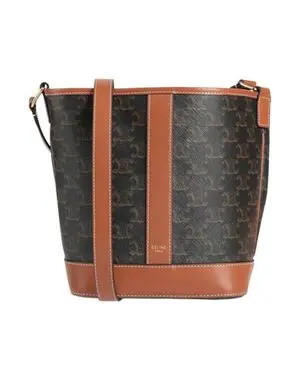 Celine Cross-body Bucket Bag - Brown