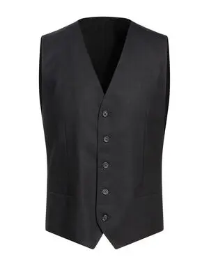 Dolce & Gabbana Tailored Vest In Virgin Wool - Grey