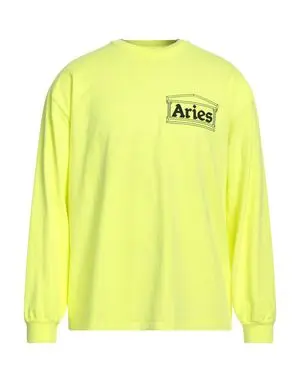 Aries T-shirt Size Cotton - Yellow