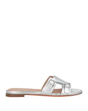 Santoni Metallic Sandals For Women