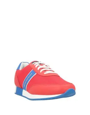 Paul & Shark Leather Sneakers - Red
