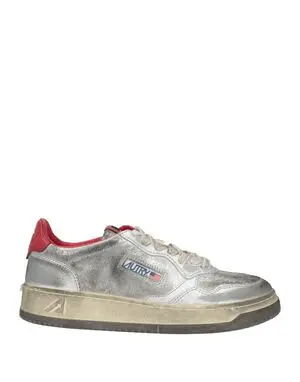 AUTRY Leather Low-top Sneakers - Silver