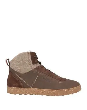 DOLOMITE Leather And Textile Sneakers - Brown