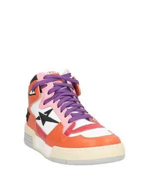 ANIYE BY Leather High-top Sneakers - Orange