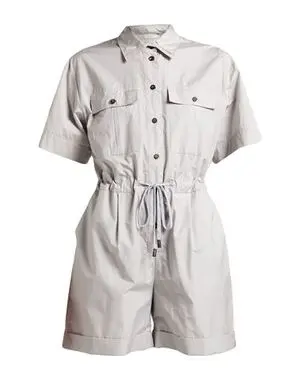 Peserico Playsuit In Light Cotton - Grey