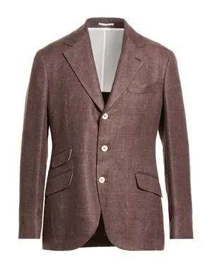 Brunello Cucinelli Blazer Size Linen, Wool, Silk - Brown