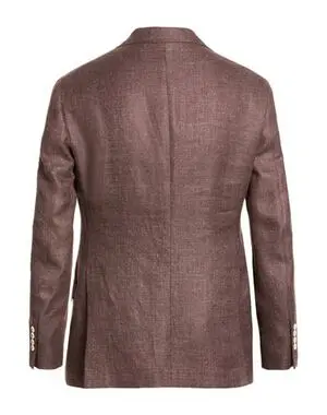 Brunello Cucinelli Blazer Size Linen, Wool, Silk - Brown