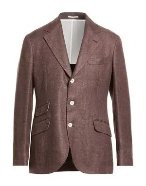 Brunello Cucinelli Blazer Size Linen, Wool, Silk - Brown