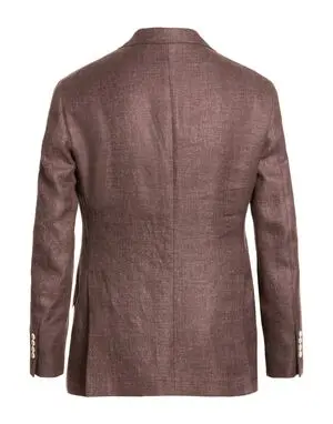 Brunello Cucinelli Blazer Size Linen, Wool, Silk - Brown