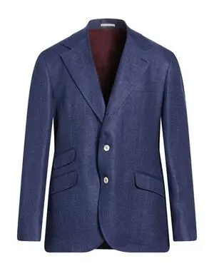 Brunello Cucinelli Blazer Size Linen, Wool, Silk - Navy