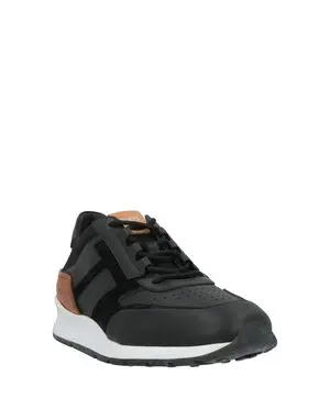 TOD'S Leather And Textile Sneakers - Black
