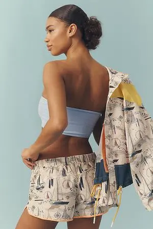 DAILY PRACTICE Printed Drawstring Shorts