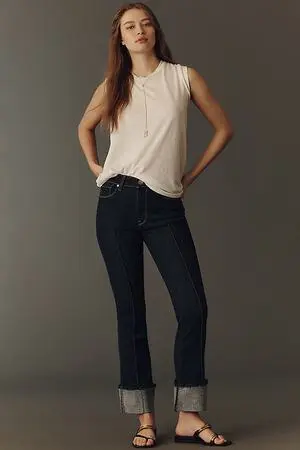 Hudson Jeans Barbara Low-rise Wide-leg Jeans