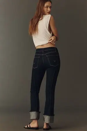 Hudson Jeans Barbara Low-rise Wide-leg Jeans