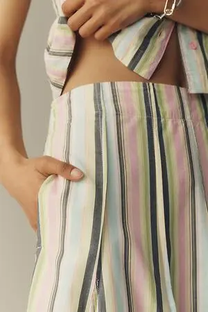 Maeve Striped Maxi Skirt