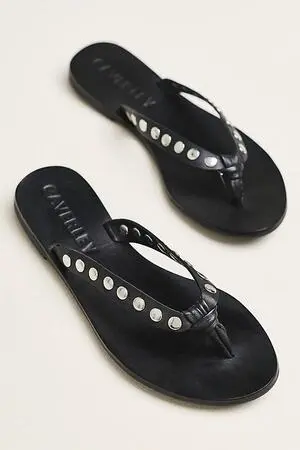 CAVERLEY Studded Flip-flop Sandals