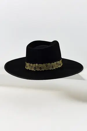 Lack Of Color Noir Rancher Hat - Black