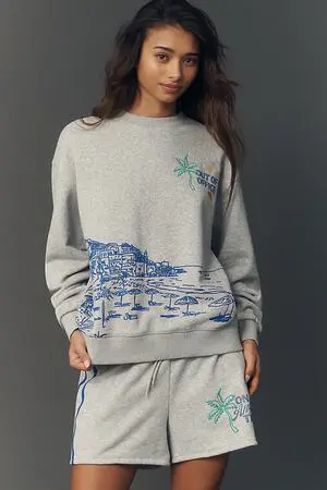 MAYFAIR Checked Out Crew Pullover