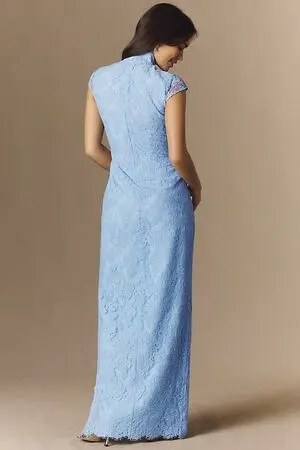 SAU LEE Moira Lace Maxi Dress
