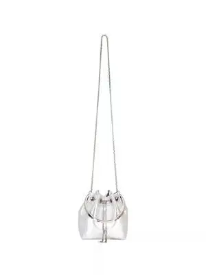 JIMMY CHOO Bon Bons Bucket Bag - Silver