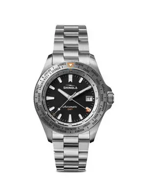 Shinola Automatic Gmt 41mm Watch - Black