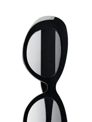 EMMANUELLE KHANH Paris Oval-frame Sunglasses - Black