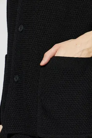 Issey Miyake Vest With Pockets - Black