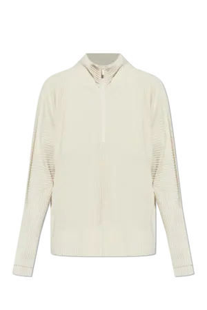 Issey Miyake Pleated Sweatshirt - Cream