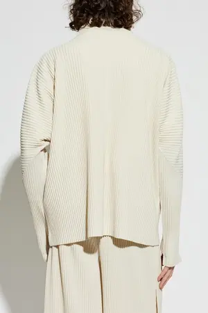 Issey Miyake Pleated Sweatshirt - Cream