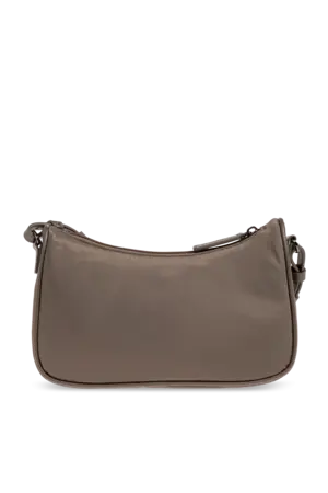 Emporio Armani Shoulder Bag With Branded Shoulder Strap And Metal Emblem