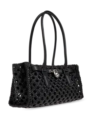 Michael Kors Hamilton Moderne Shoulder Bag - Black