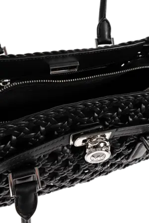 Michael Kors Hamilton Moderne Shoulder Bag - Black