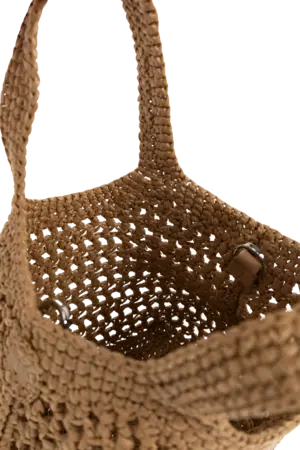 TOD’S Hand-woven Raffia Handbag