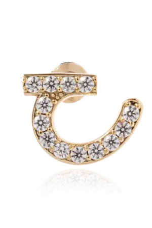 FERRAGAMO Earrings With Shimmering Crystals