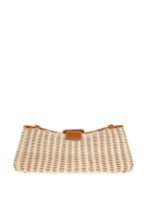 Rodo Logo Clutch Bag - Beige