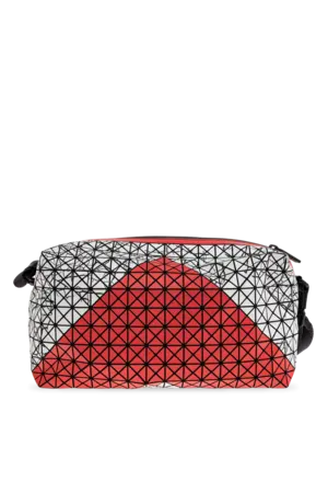 Issey Miyake Geometric Panel Shoulder Bag With Heart Motif