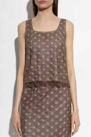 ROTATE BY BIRGER CHRISTENSEN Sequin Embellished Top