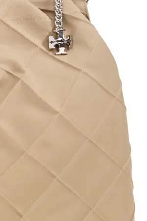 Tory Burch Fleming Shoulder Bag - Beige