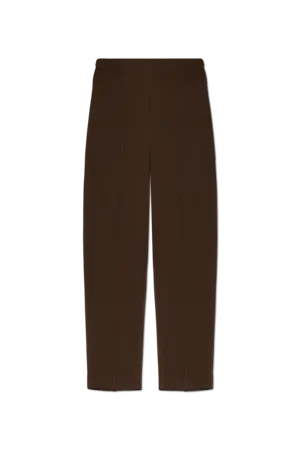 Issey Miyake Pleated Trousers - Brown