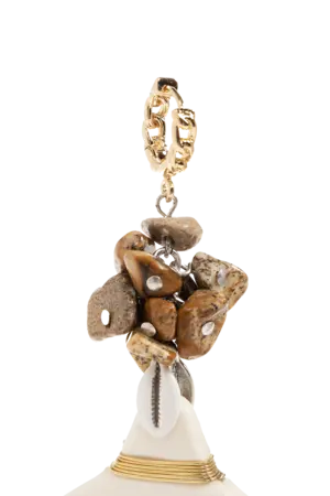 Isabel Marant Étoile Asymmetric Earrings - Cream