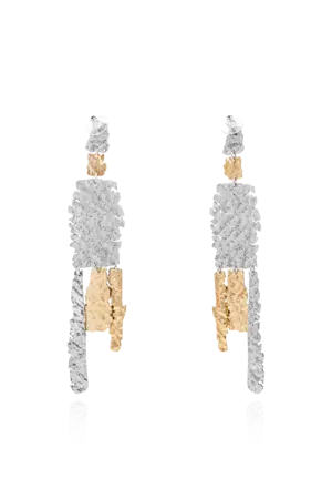 Isabel Marant Étoile Asymmetric Earrings - Silver