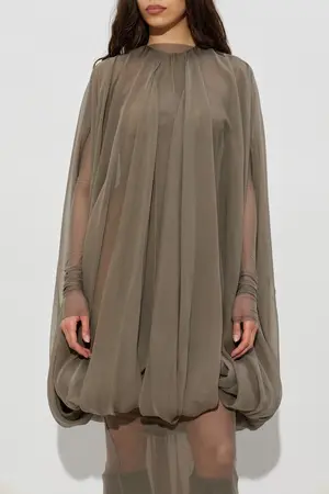 Rick Owens Silk Poncho