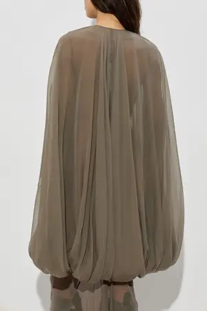 Rick Owens Silk Poncho